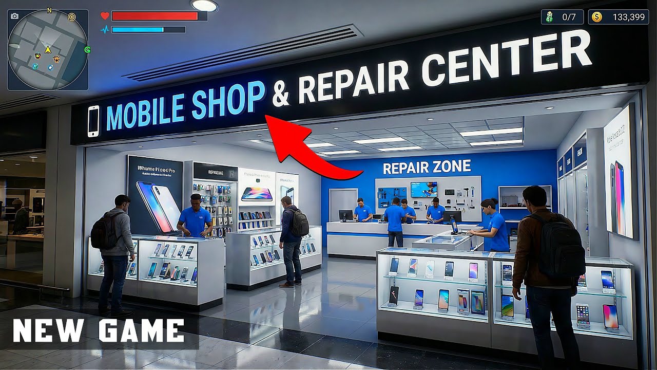 Playing "Phone Shop Simulator" For The First Time - Must Try In 2025 ...