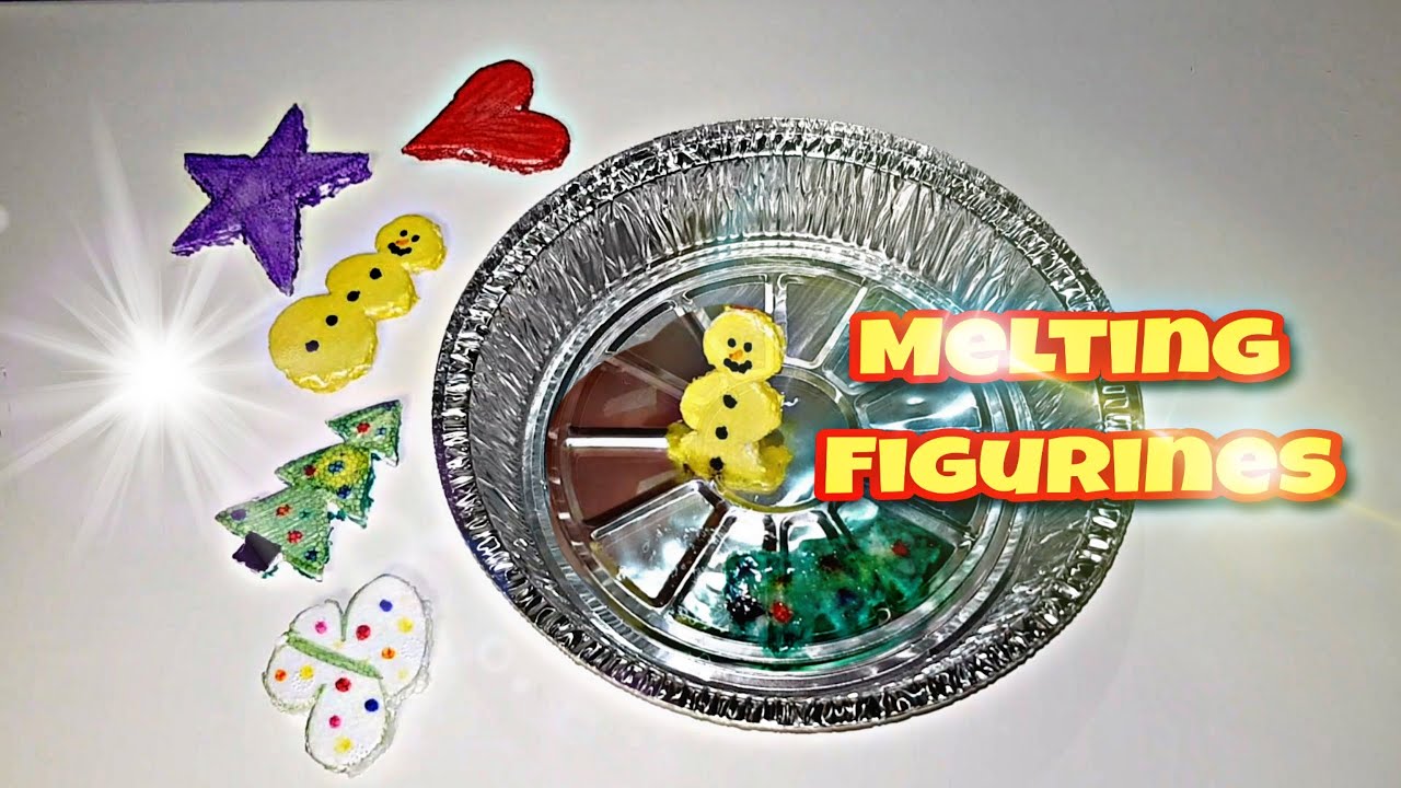 Melting Styrofoam Figurines With Acetone | Science Experiment - YouTube