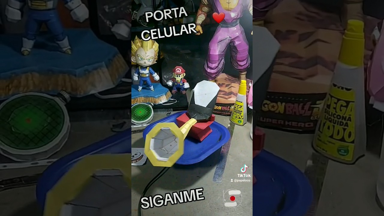 PORTA CELULAR PAPERCRAFT/PAPEKURA/PAPEL/MANUALIDADES/PASO A PASO/ARTE ...