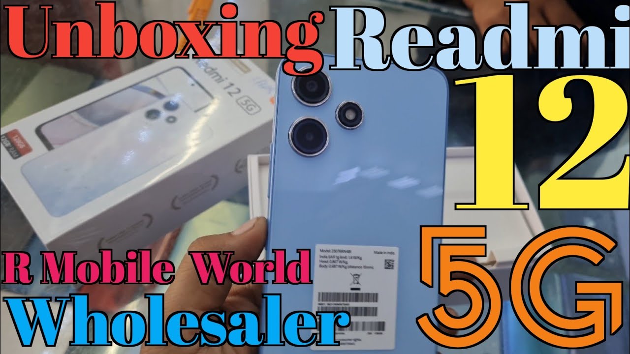 Unboxing of Readmi 12 5g in R MOBILE WORLD 🌎 #readmi #mobile #sale # ...