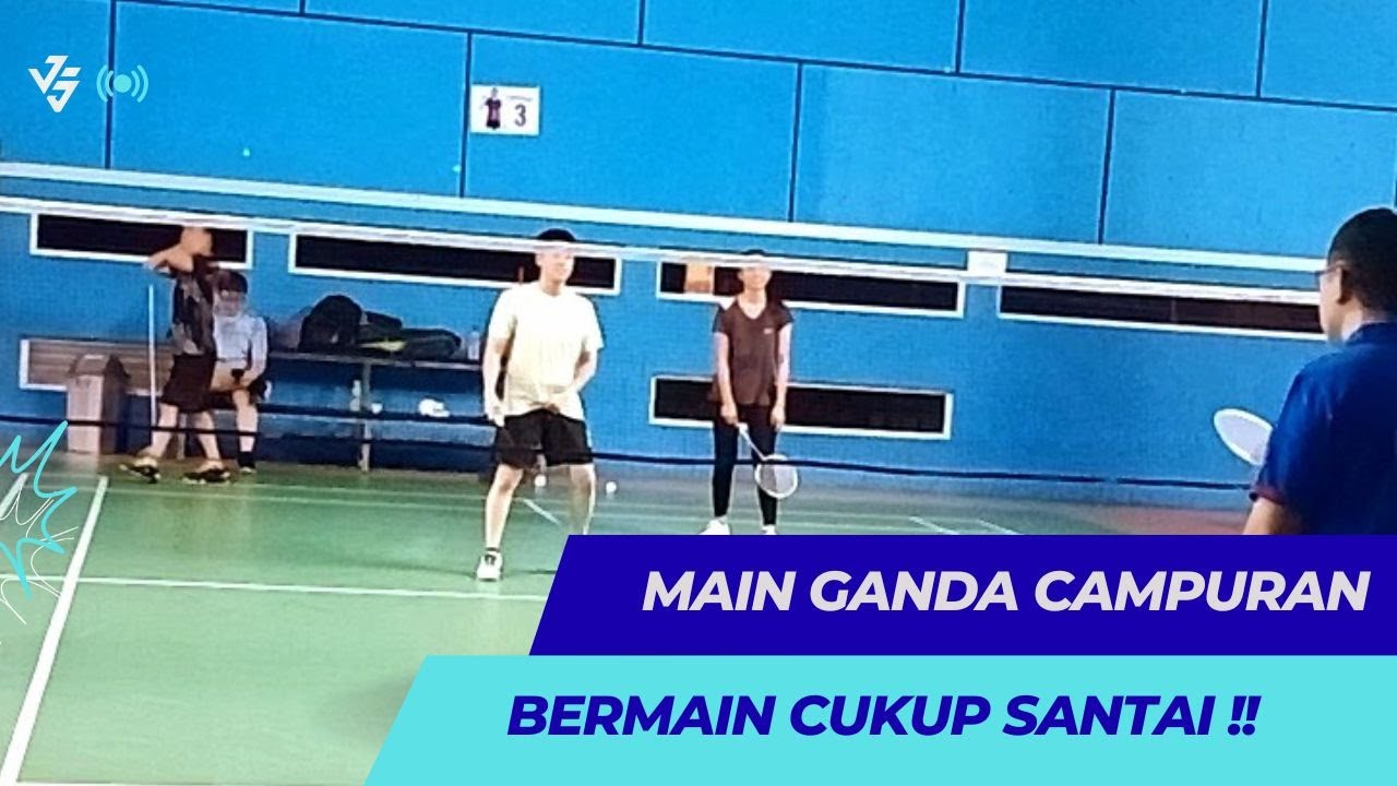 [BADMINTON GAMES[ GANDA CAMPURAN DI LAPANGAN BARU - YouTube