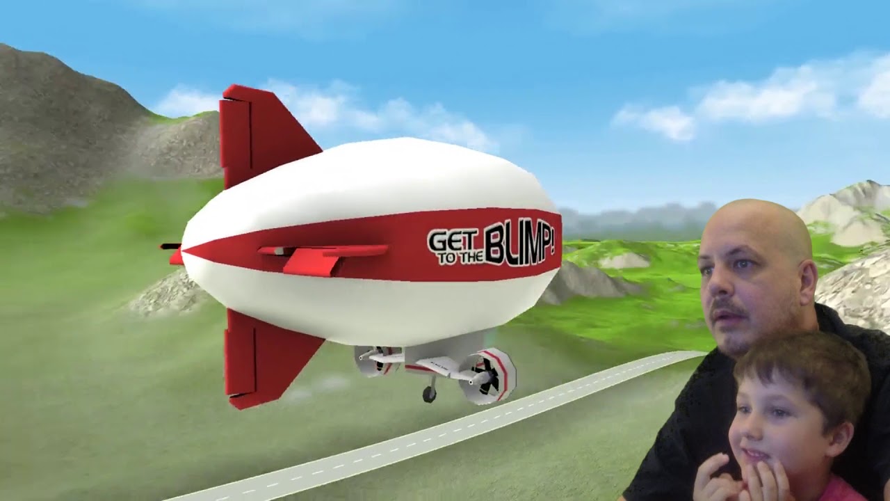 Amazing Frog get to the Blimp - YouTube