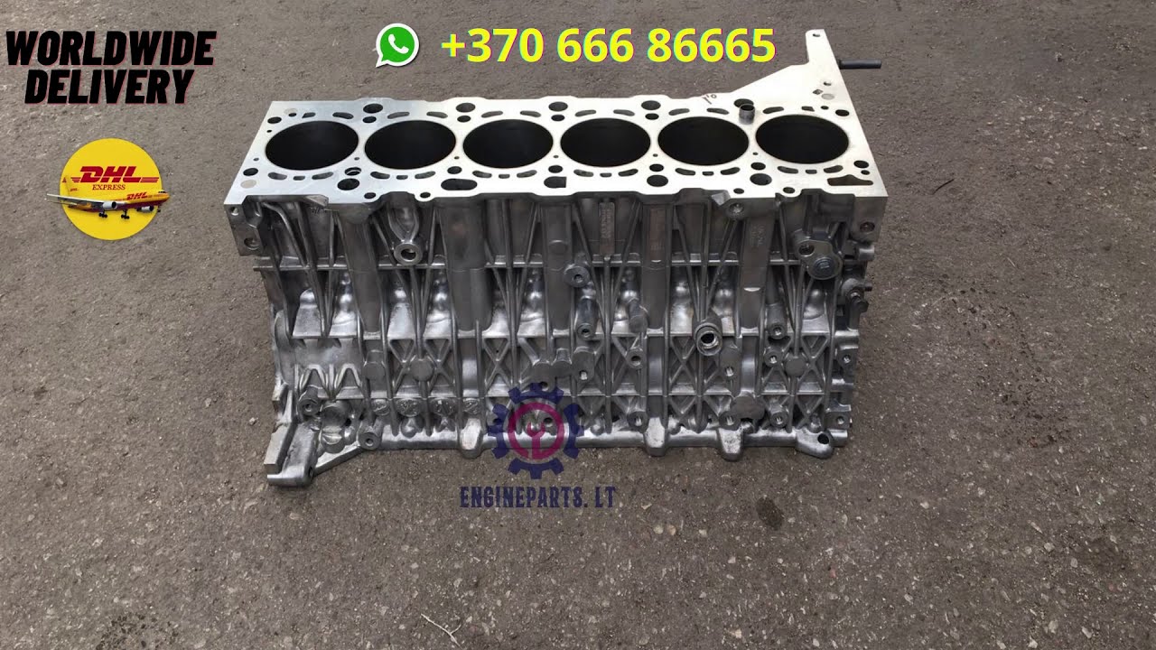 BMW 6 Cylinder Block Diesel M57 D30 306D3 E60 E90 X5 X6 - YouTube