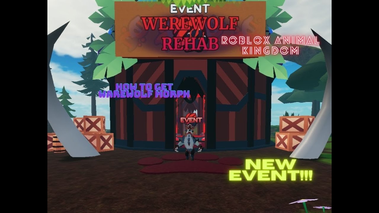 Roblox Animal kingdom New Warewolf event, HOW TO GET WAREWOLF MORPH - YouTube