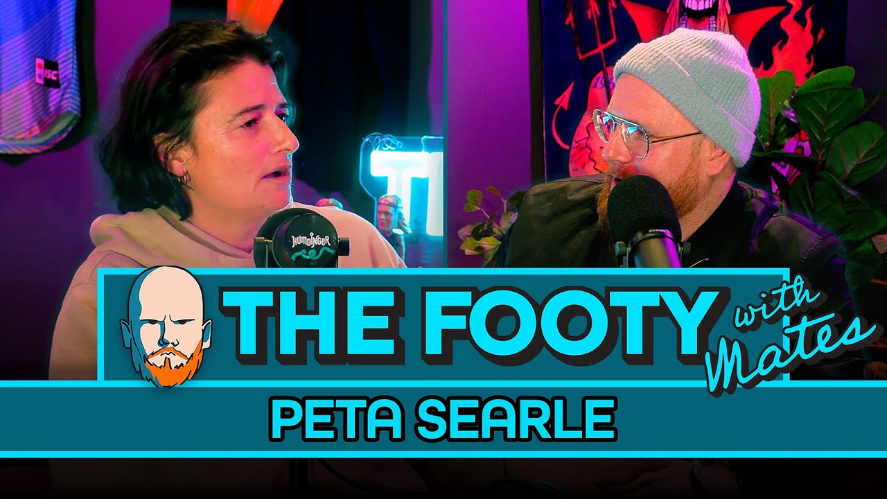 Footy trailblazer Peta Searle | The Footy with Mates - YouTube