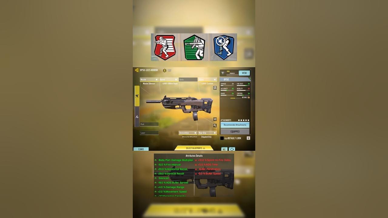 INSANE 1v4 Clutch with the BEST BP50 Loadout #codmobile #codm #callofdutymobile #explore # ...