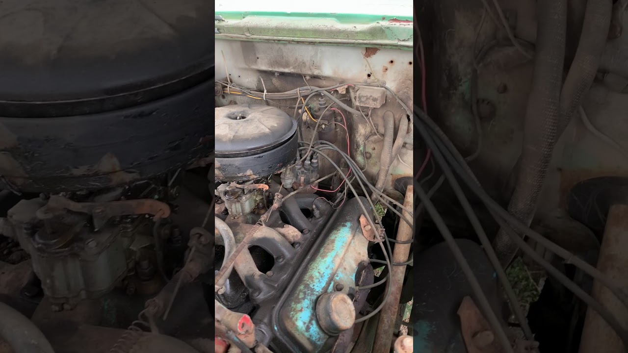 1958 Dodge W500 Power Wagon 315 engine - YouTube