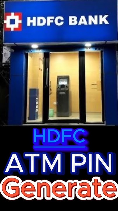 HDFC ATM Pin Generate | How To Generate HDFC ATM PIN #shortvideo #tranding #youtubeshorts - YouTube