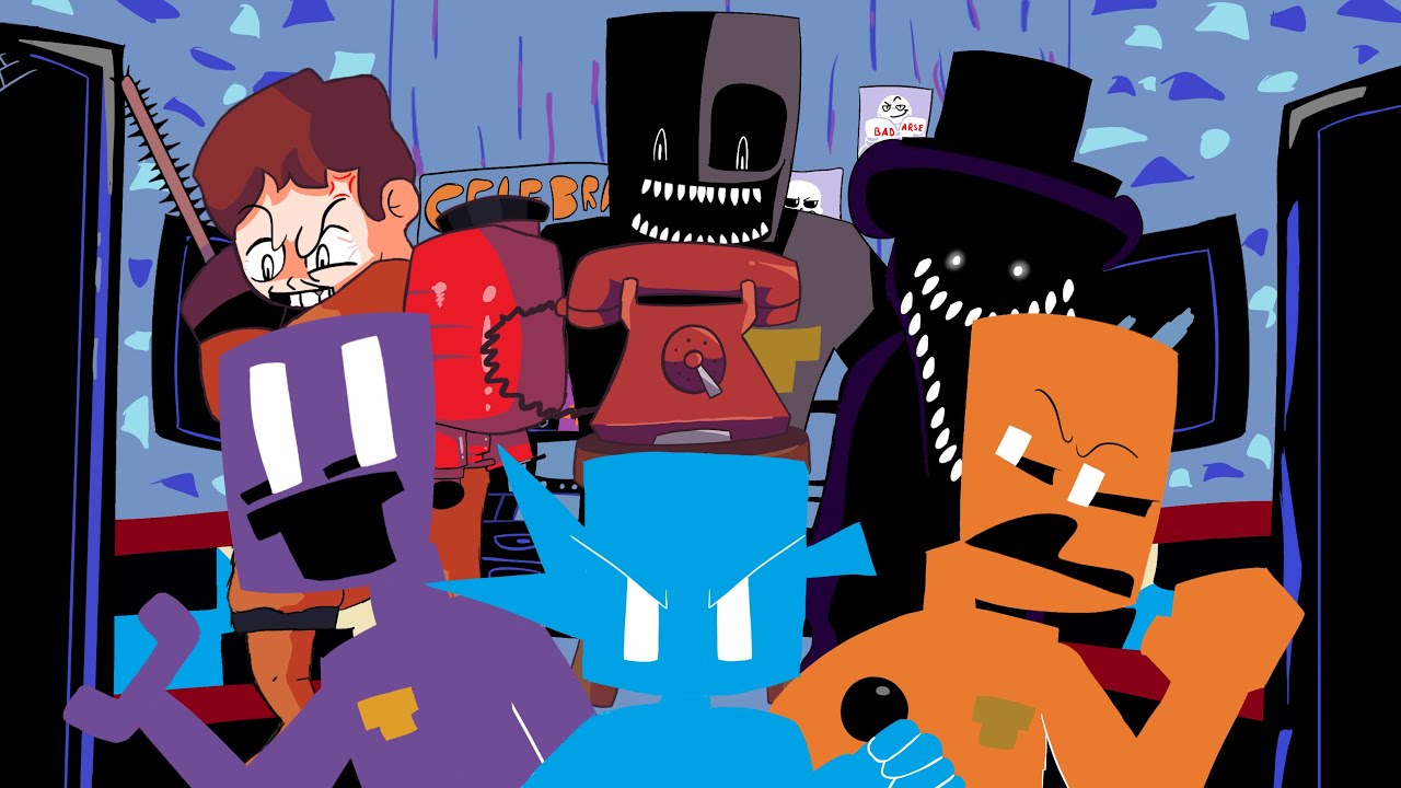 My Favorite FNAF FNF mod ever! Vs. Ourple Guy V2 - YouTube