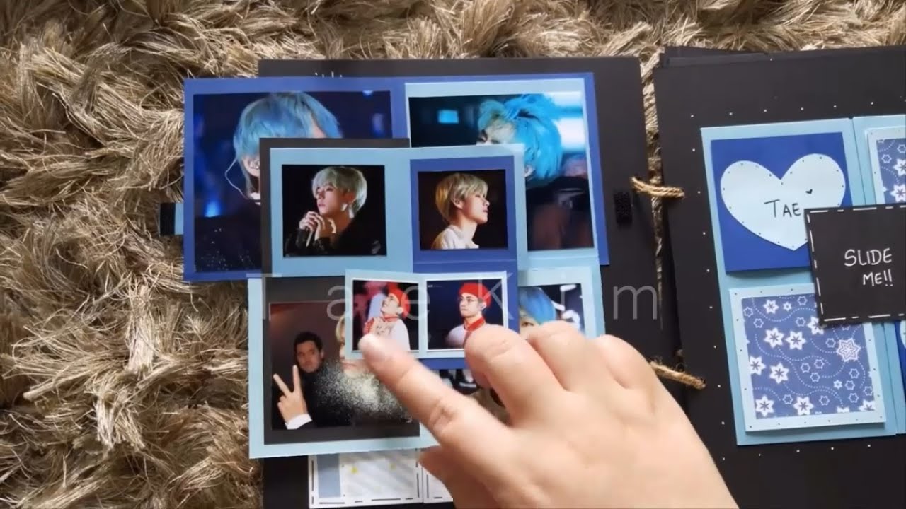 BTS V Taehyung Scrapbook - YouTube