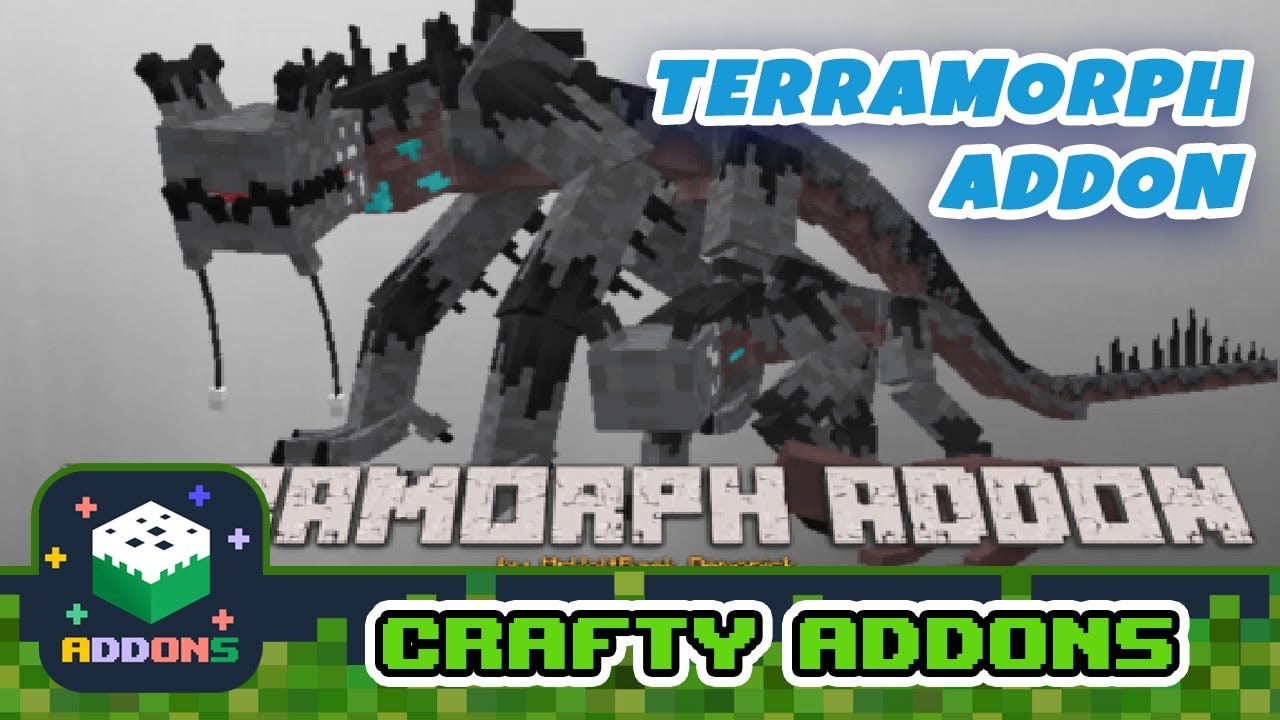 How to play “Terramorph Addon”using Crafty Addons. ( Addons / Skins ...