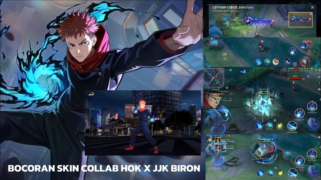 BOCORAN HOK X JJK SKIN ITADORI YUJI (BIRON)!!! TAMPILAN EFEK DAN ...