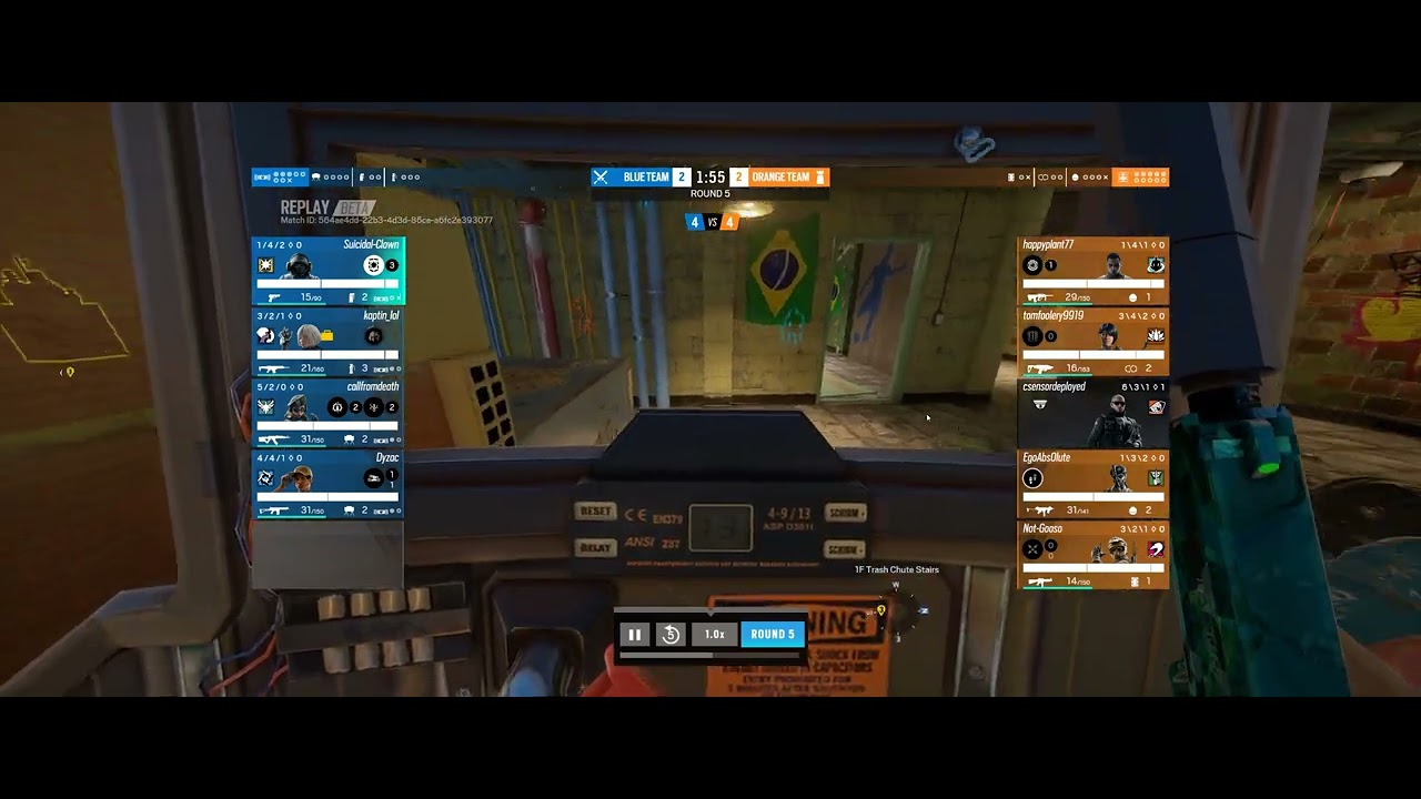 R6S - Blitz 4k - Match point on Favela - YouTube