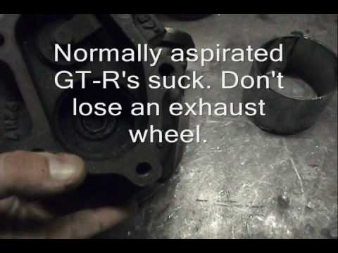 Nissan Skyline GT-R Broken Ceramic Turbocharger - YouTube