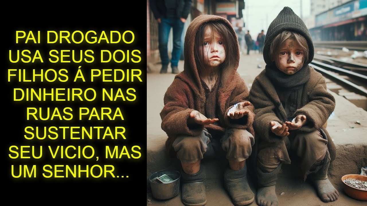PAI DROGADO OBRIGA SEUS DOIS FILHOS A PEDIR DINHEIRO PARA DROGAS! - YouTube