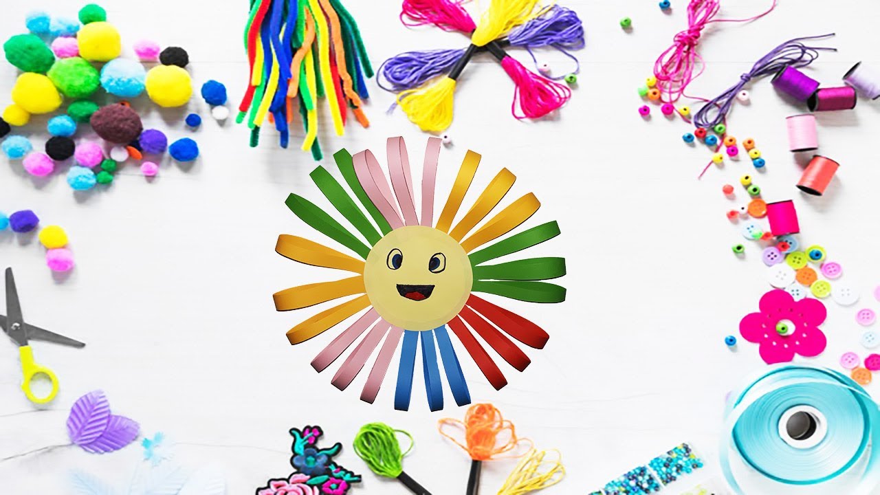 Cum se face o floare din hartie colorata (2021) DIY! - YouTube