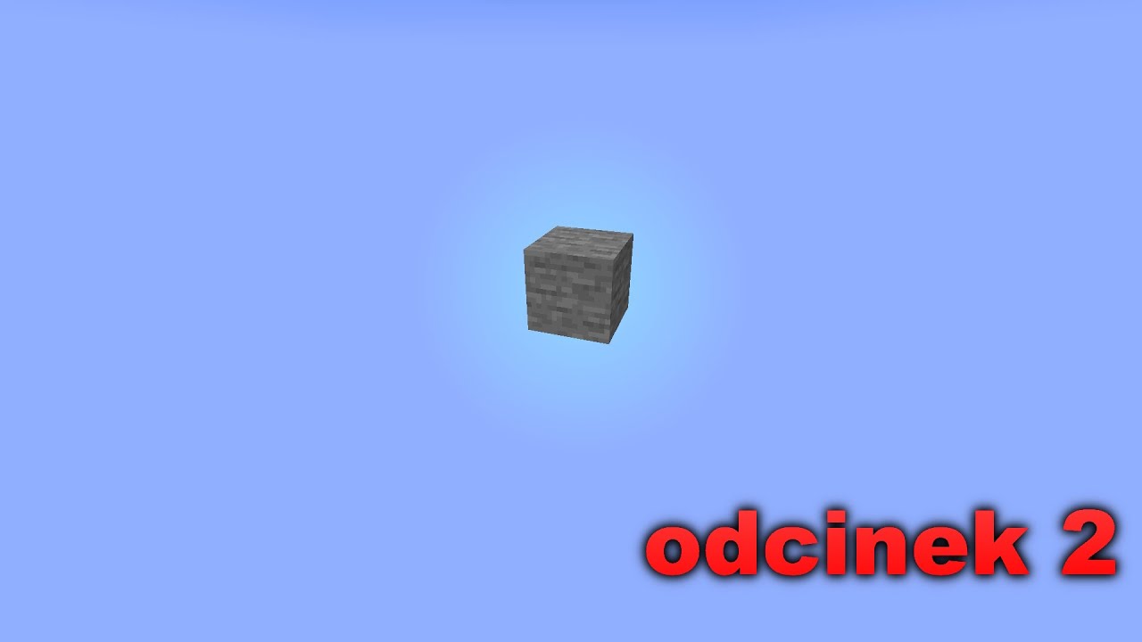 Minecraft jeden block #2 - YouTube