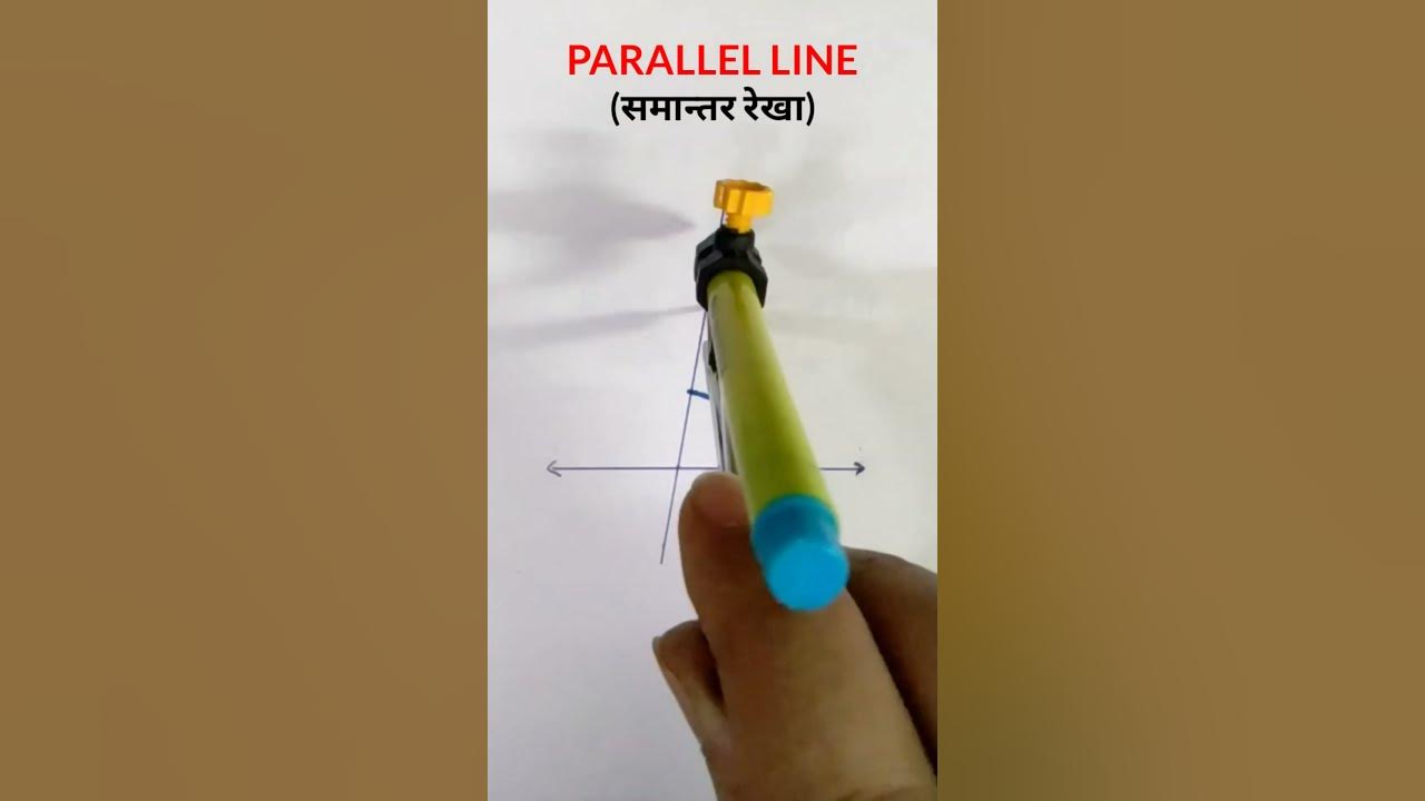 How to construct parallel line l समान्तर रेखा 💢 Math infinity hk #practicalgeometry #ytshort # ...