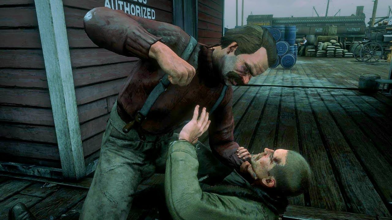 RDR2 | Fight | Combat |hand-to-hand combat - YouTube