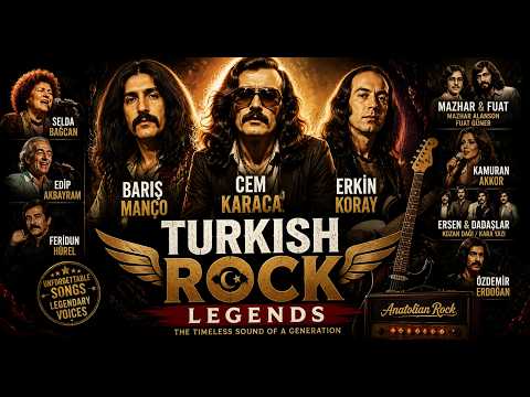 🇹🇷 Turkish Rock Legends  Barış Manço • Cem Karaca • Erkin Koray • Selda Bağcan • Edip Akbayram 2