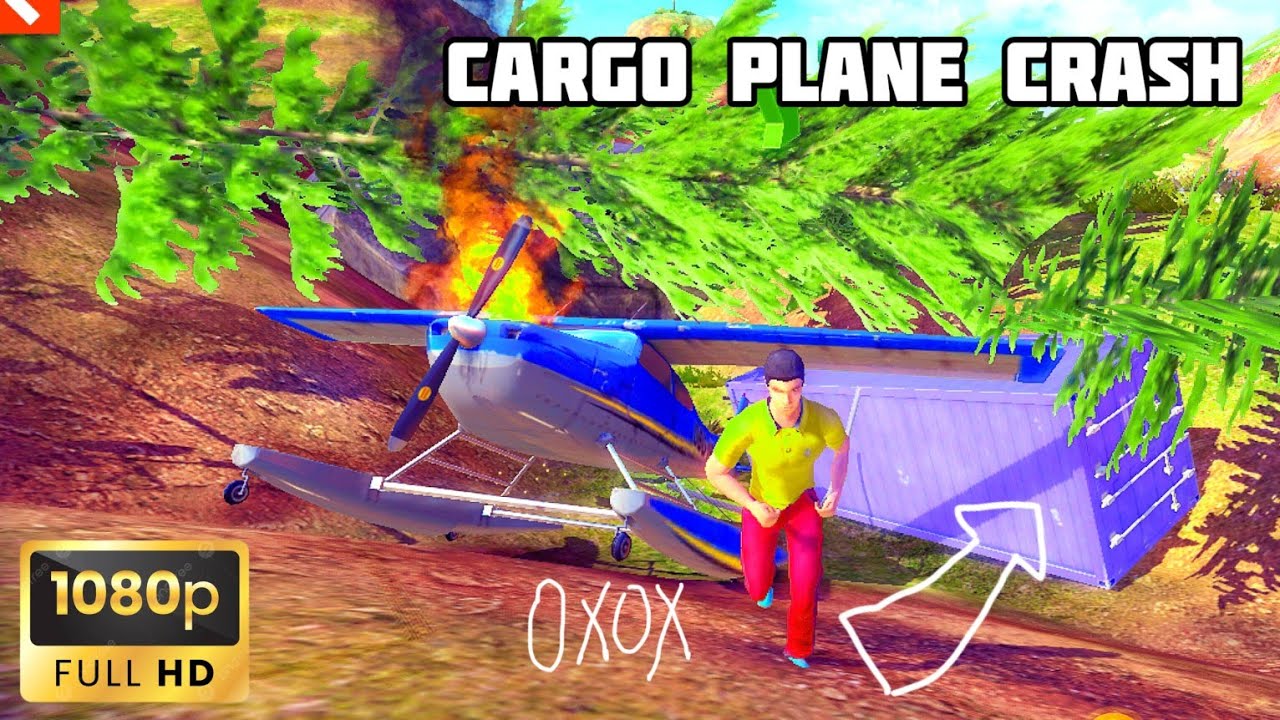 CARGO PLANE CRASH | OFF THE ROAD HD OPEN WORLD DRIVING GAME - YouTube