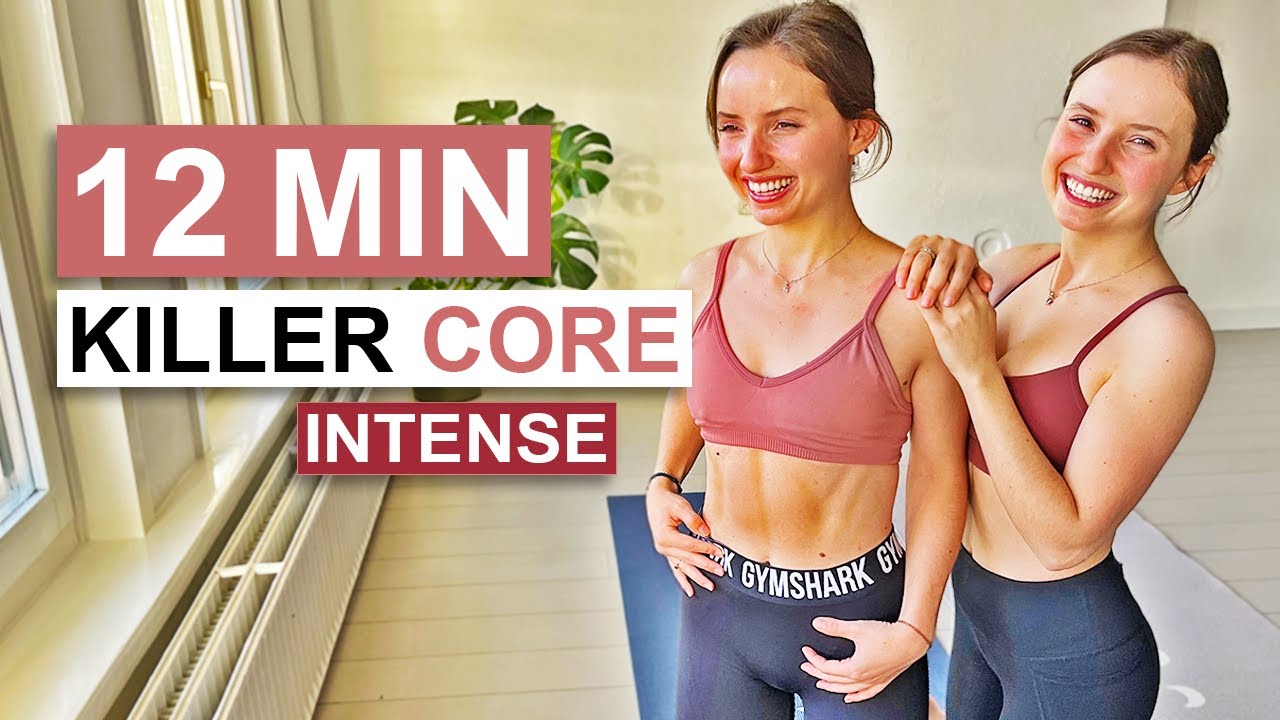 12 MIN KILLER CORE // Super intense ab workout | Twice as Fit - YouTube