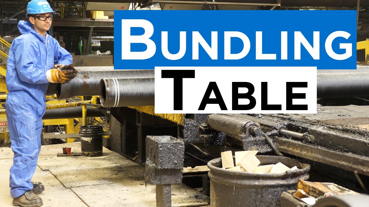 How are Ductile Iron Pipe Bundled? - YouTube