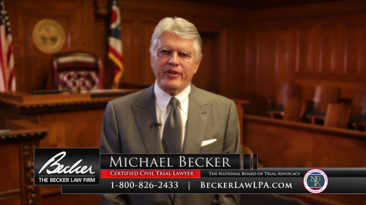 BECKER LAW FIRM trial lawyer 15 B - YouTube