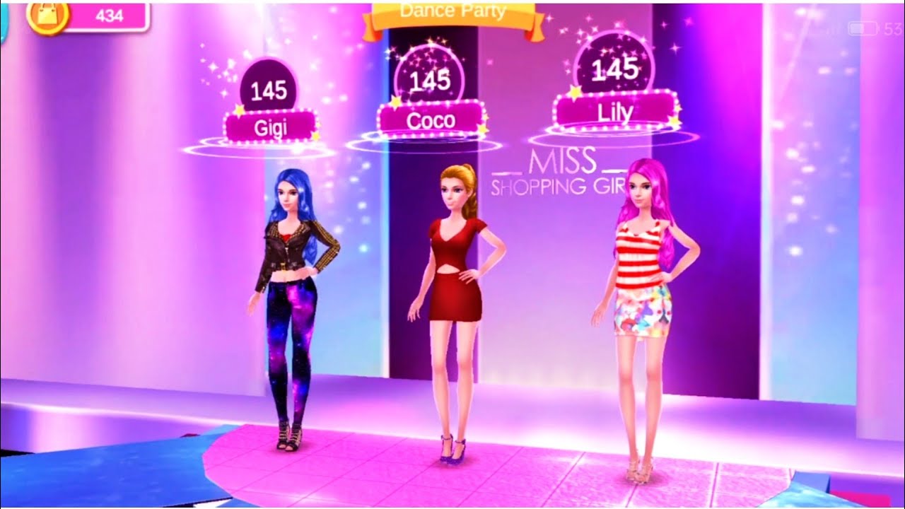 Shopping Mall girl- dress up & style game 💃| kids fun game - YouTube