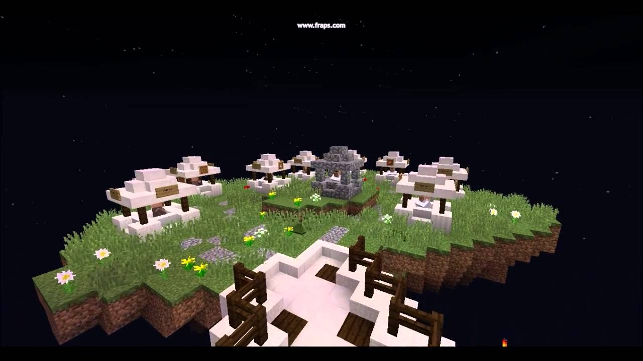 Serveur Minecraft - SkyWorld - 1.8 - YouTube