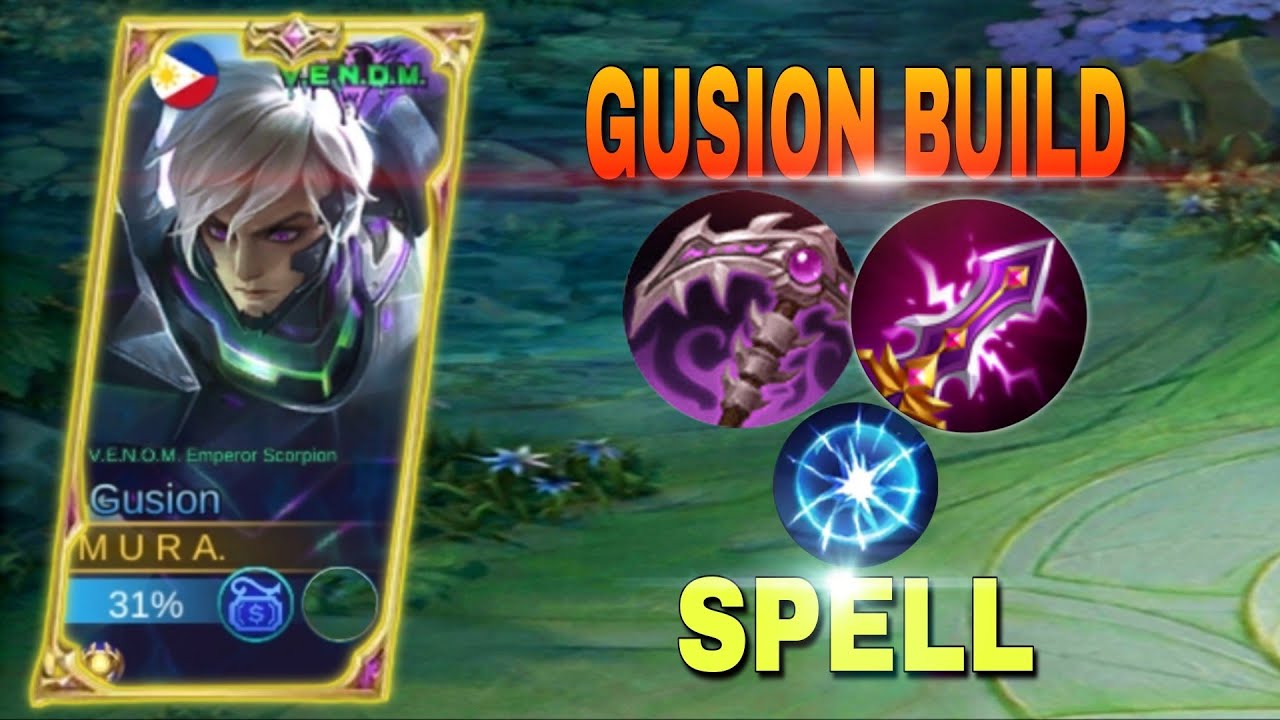 GUSION CALAMITY REAPER AND SPELL VEGEANCE 😱 THIS BUILD YOU MUST TRY ‼️ ...
