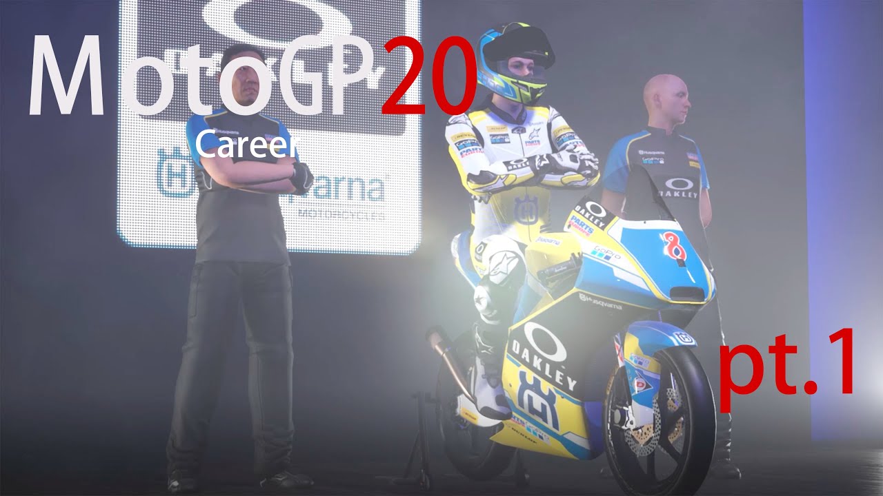 MotoGP 20 | Managerial Career pt.1 | My debut Moto3 race in Losail ...