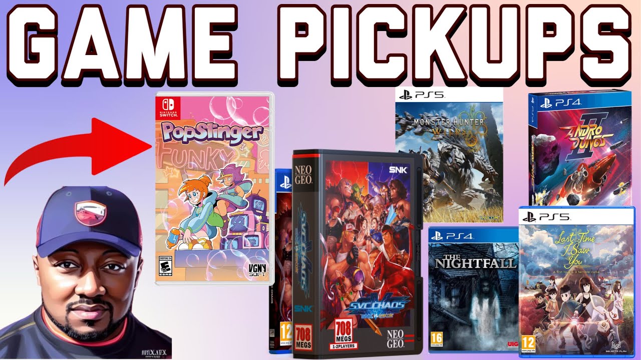 Game pickups! - 25 Games You MUST Play - YouTube