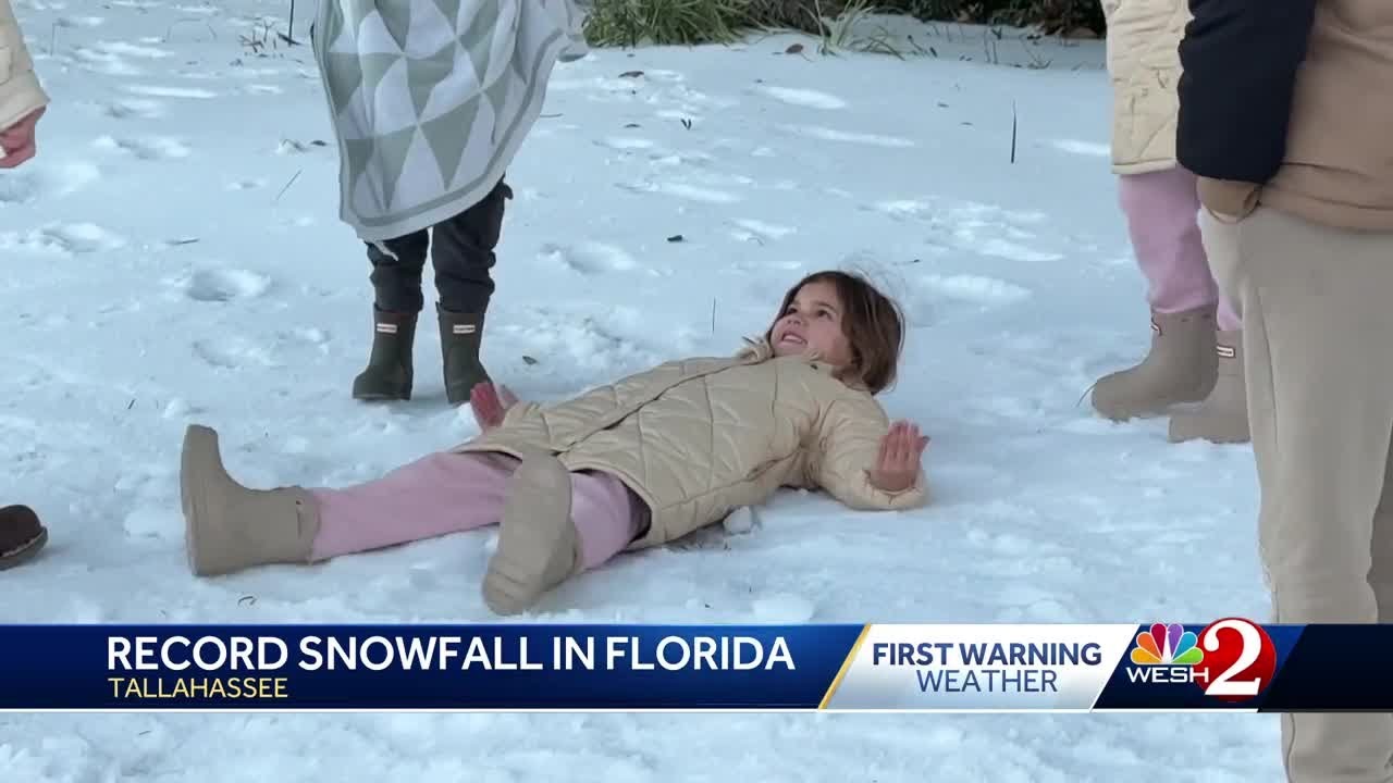Florida snowfall breaks records as winter storm rolls through southeast ...