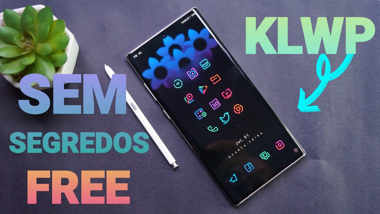 PERSONALIZAÇÃO ANDROID KLWP 🔥 | ANDROID KLWP CUSTOMIZATION 🔥 - YouTube