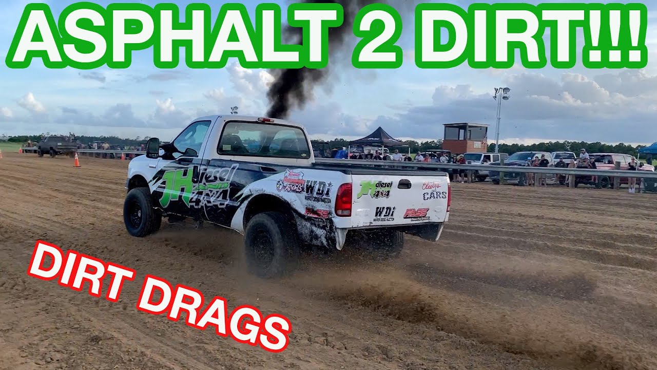 The Burnout Truck Gets DIRTY!!! Dirt Drags At The Sandlot. EPA Fine ...