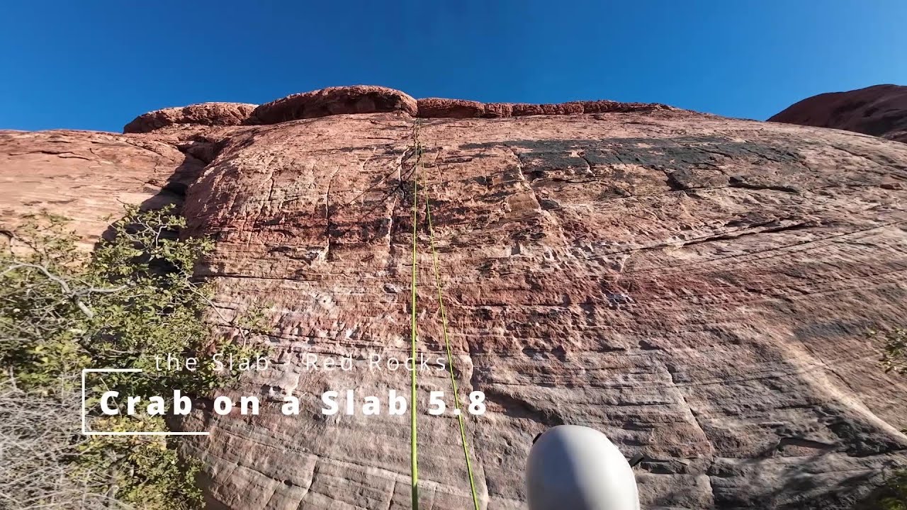 Crab on a Slab 5.8 - Red Rocks - YouTube