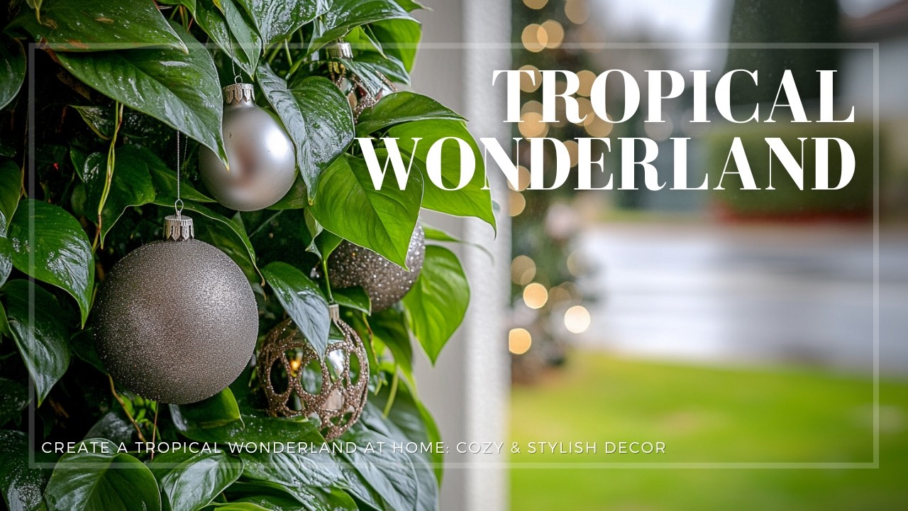 Tropical Wonderland: Festive Plants for a Winter Christmas - YouTube