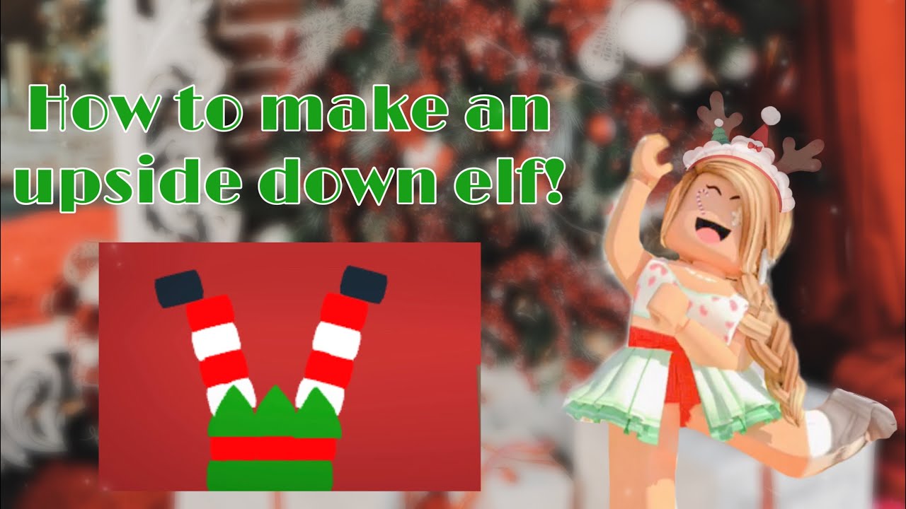 *BUILD*How to make an Upsidedown Elf! In Adopt me/Roblox-Christmas ...