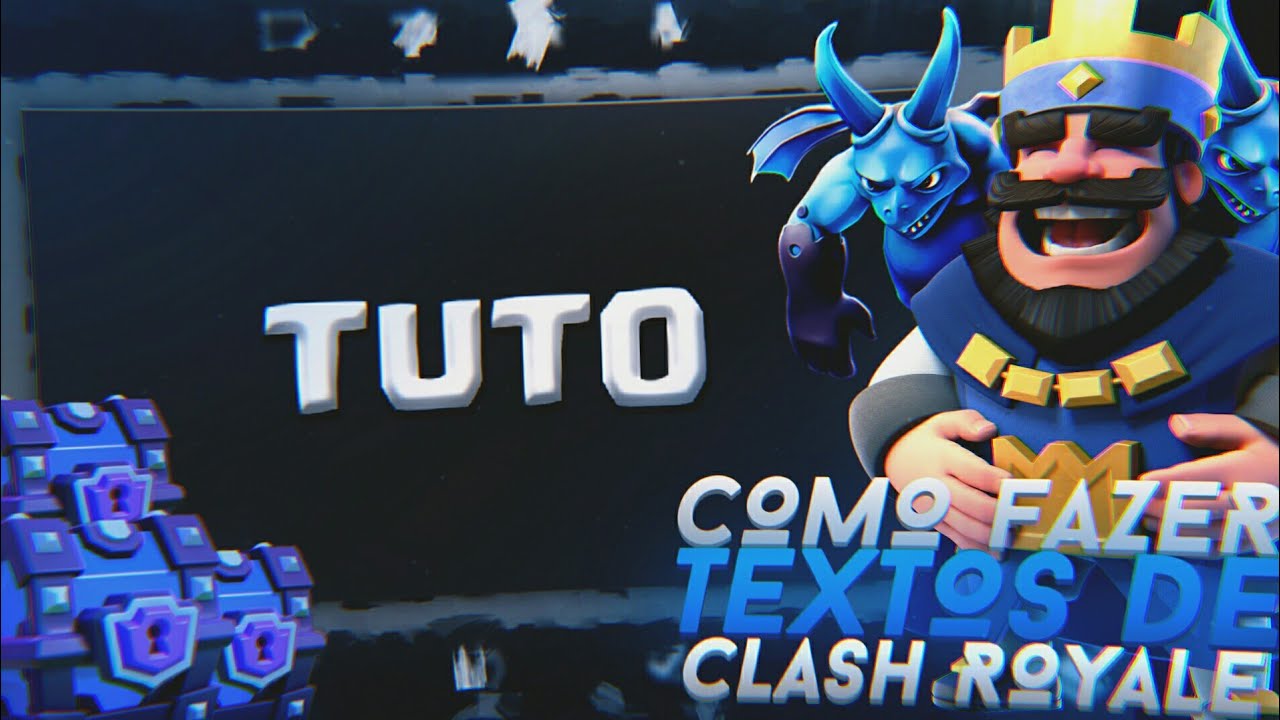 Como fazer Textos de Clash Royale pelo Android (PS Touch/PixelLab ...
