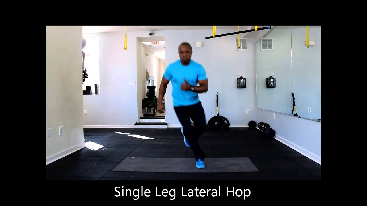 Single Leg Lateral Hop - YouTube