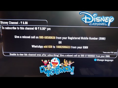 How to Activate Disney Channel in 40 Seconds | TATA Sky