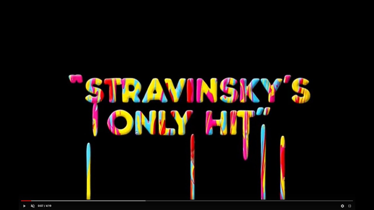 Sparks - Stravinsky's Only Hit (Official Lyric Video) - YouTube
