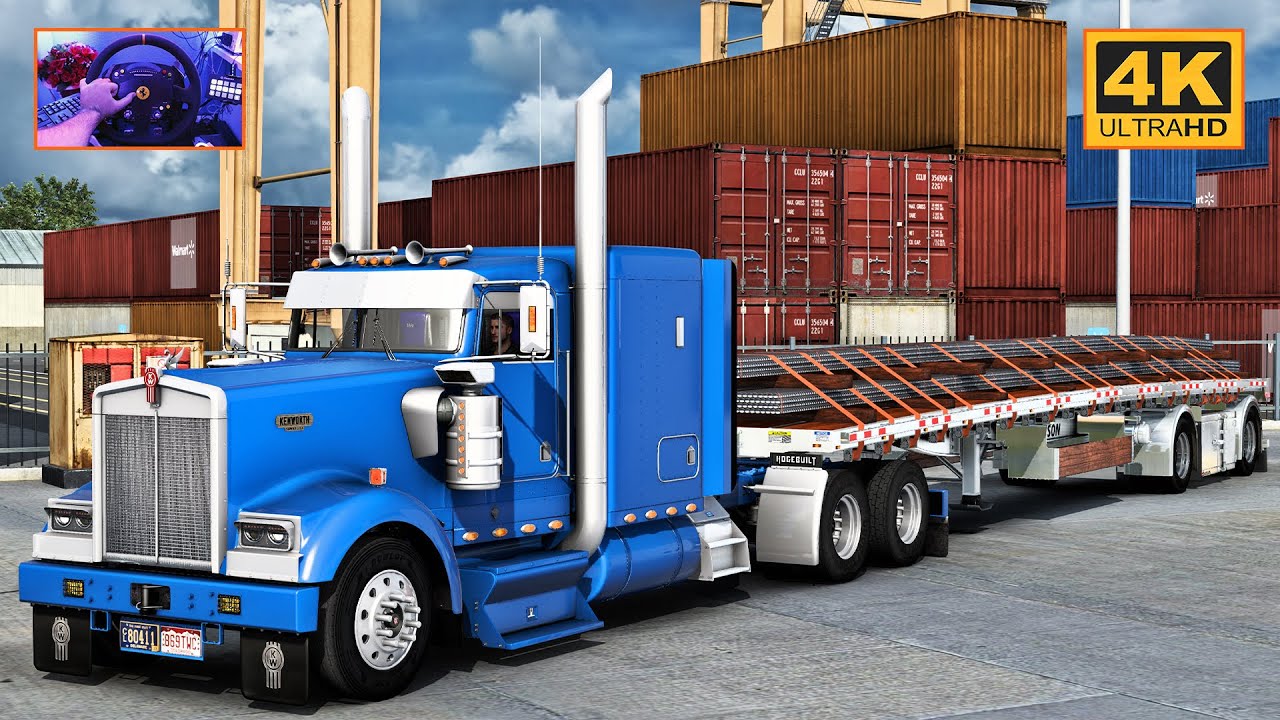 Kenworth W900 w/ Cummins Signature | Everett - Kennewick | ATS Gameplay ...