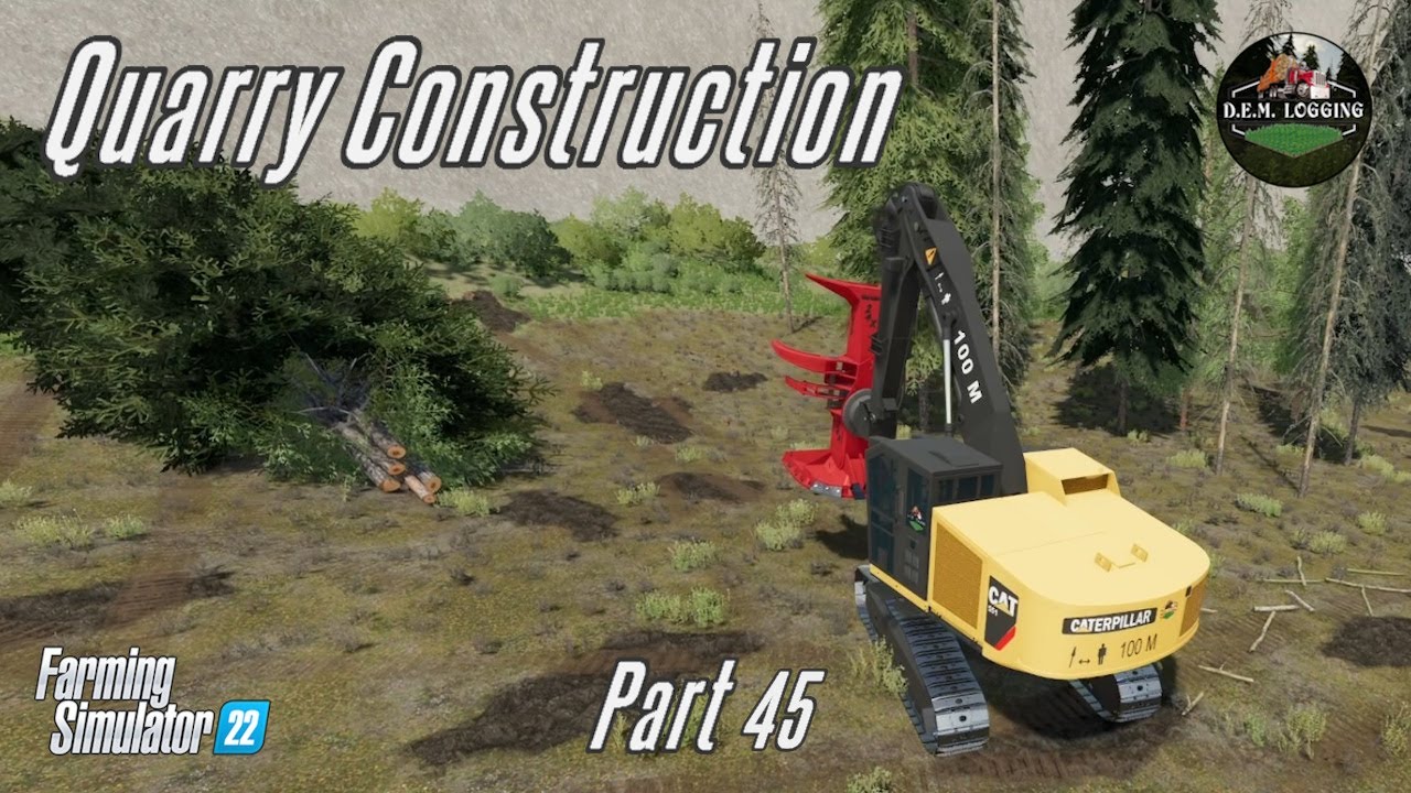 Building a Limestone Quarry Part 45 - Farming Simulator 22 - YouTube