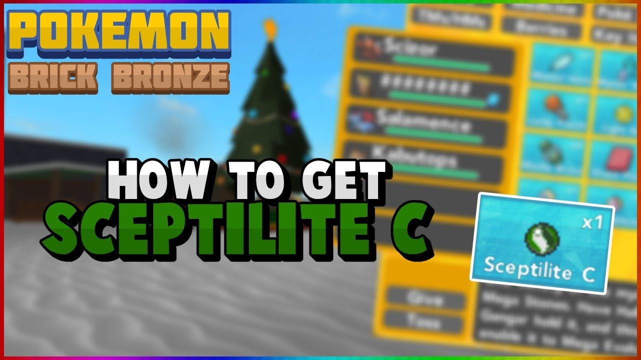 HOW TO GET CHRISTMAS SCEPTILE MEGA STONE! | SCEPTILITE C | Pokemon ...