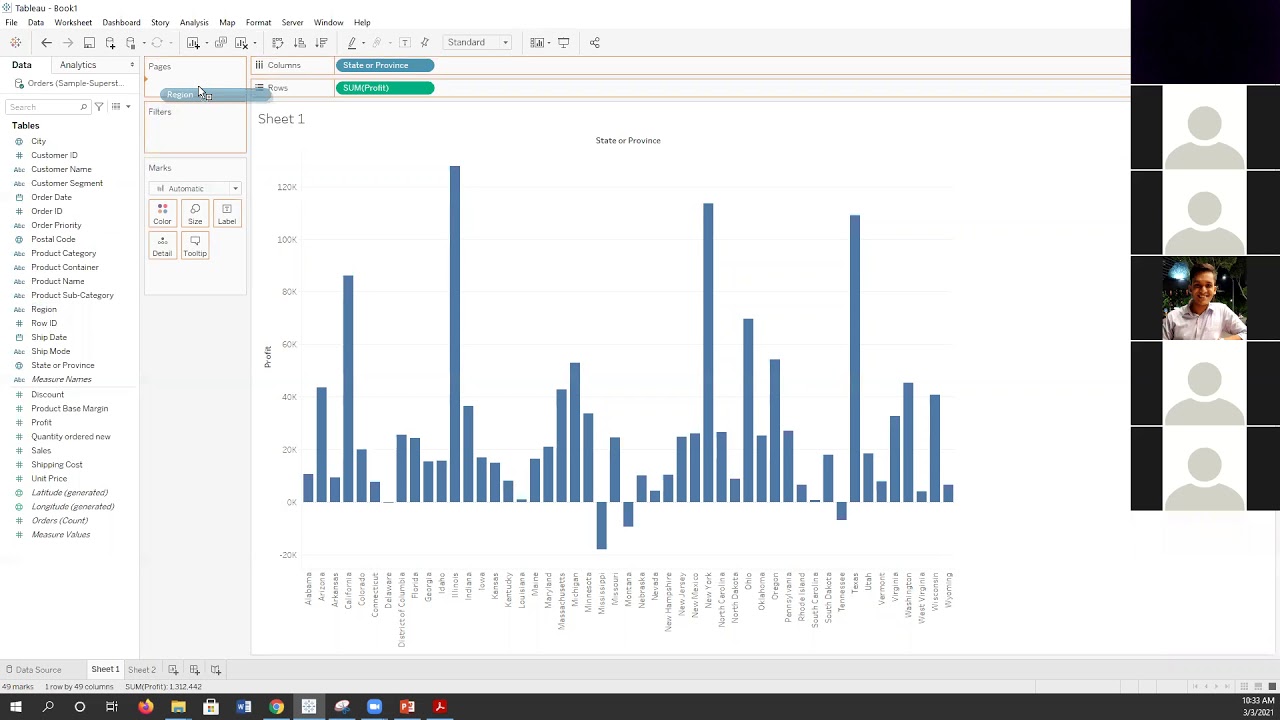 BAN 5573 section 1, Mar/03/2021, tableau2, more tableau examples and ...