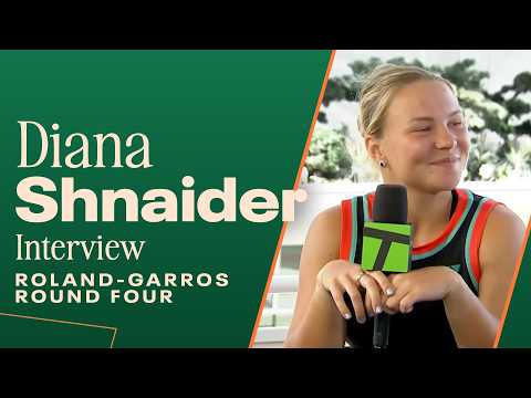 Diana Shnaider reveals how she celebrated her fourth round win 🍪 | 2026 Roland Garros