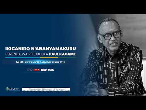 🔴LIVE: Ikiganiro Perezida Kagame agirana n'abanyamakuru | Tariki 24 Kanama 2026