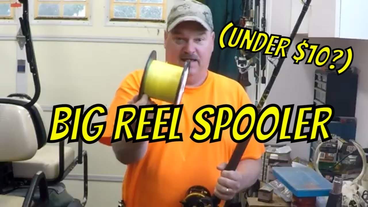 LARGE Fishing Reel Spooler for Under $10$ - YouTube